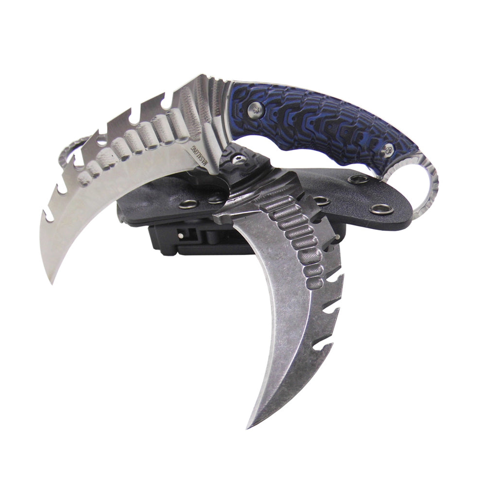 MASALONG Kni117 Outdoor Hunting Tactical Karambit Knives High Quality